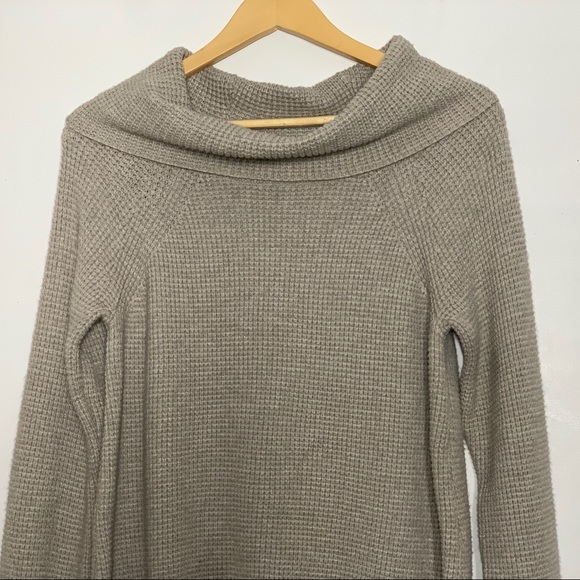 Cyrus | Sweaters | Cyrus Waffle Knit Cowl Neck Long Back Sweater | Poshmark